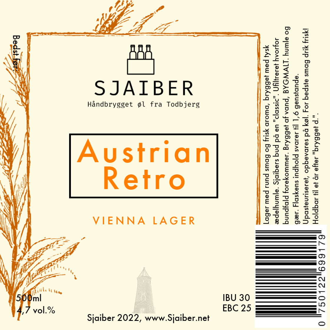 Austrian Retro - vienna lager – Sjaiber Brewing Company